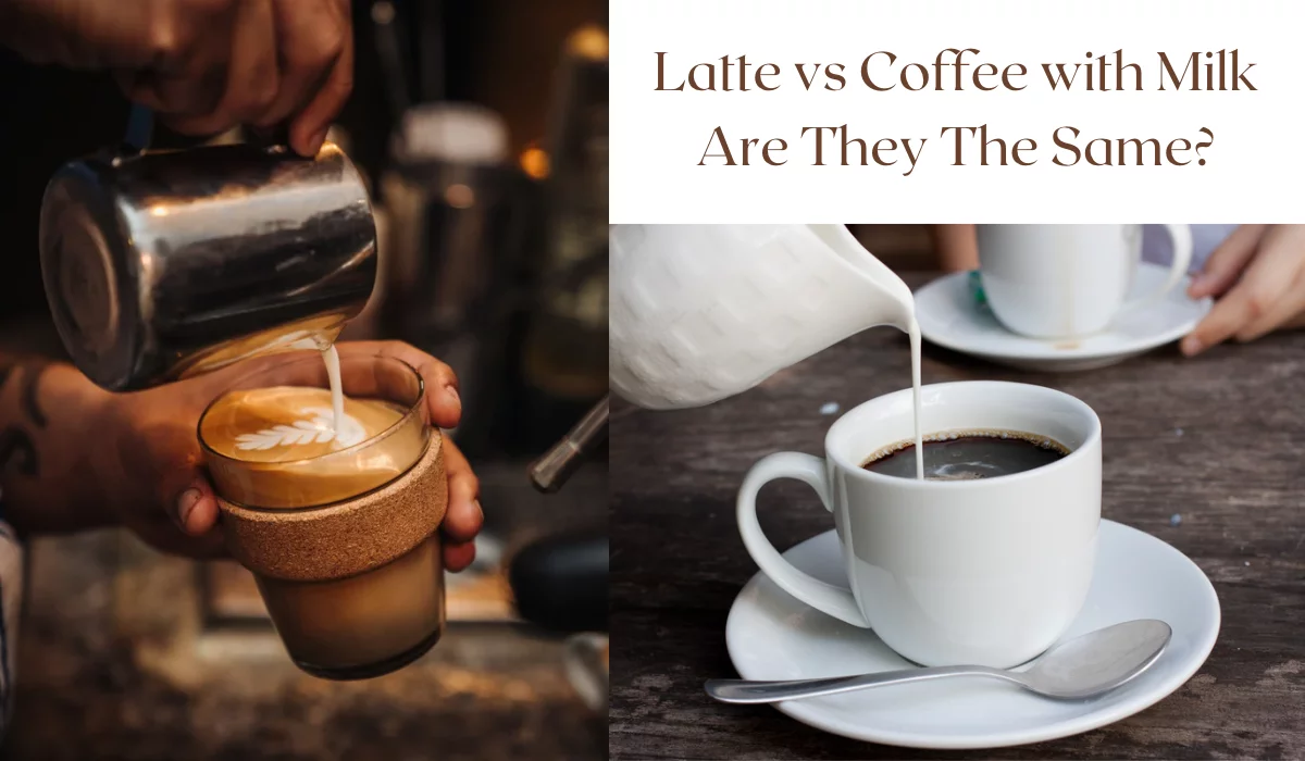 Latte vs Coffee with Milk: No, they're not the same